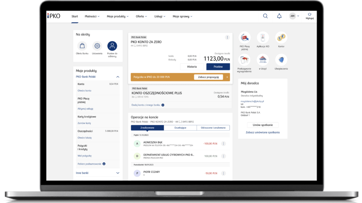 Konto za Zero w PKO BP – Opłaty, Recenzja, Opinie | Moneteo