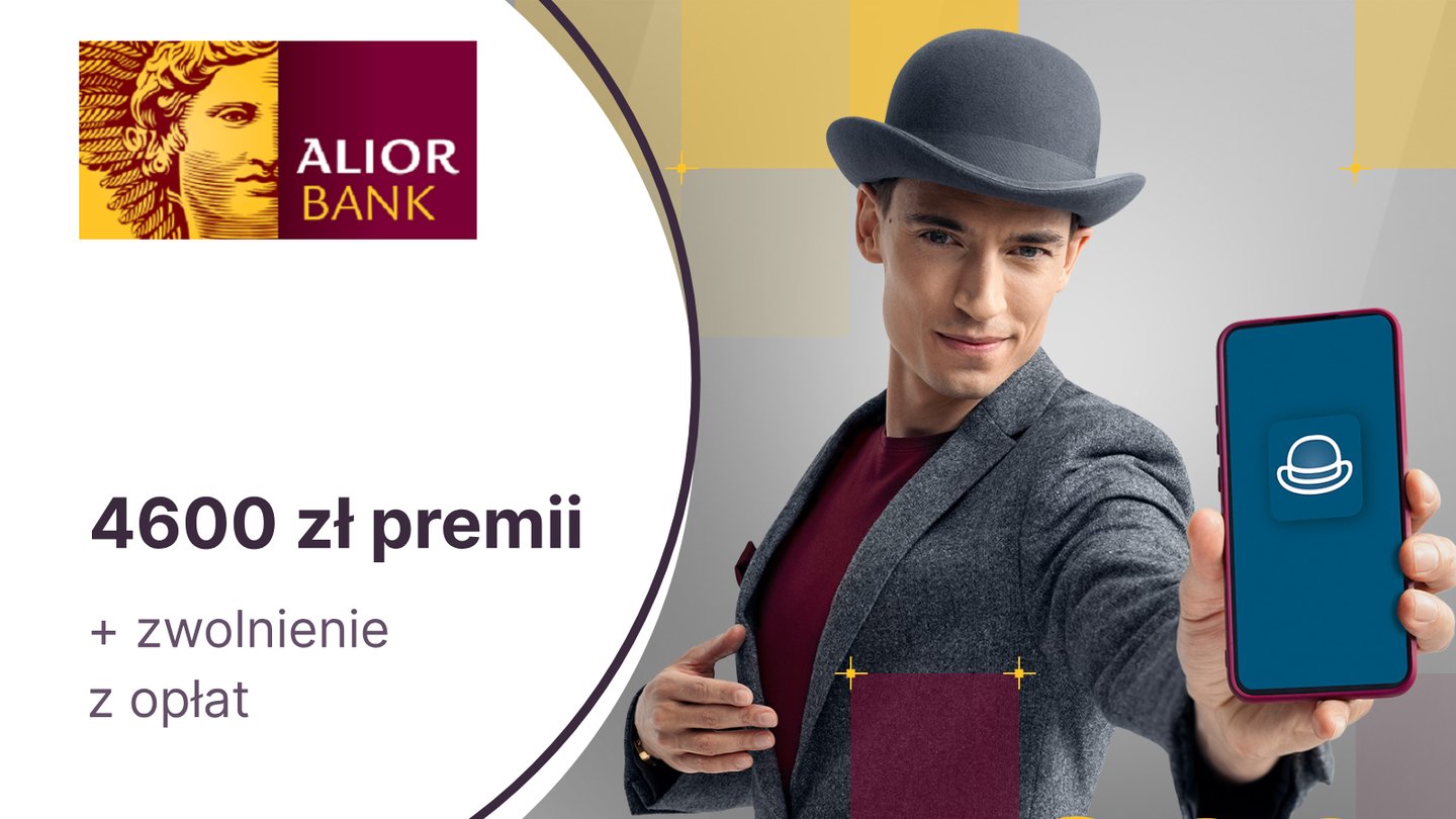 4600 zł premii z kontem firmowym w Alior Banku | Bankonauci