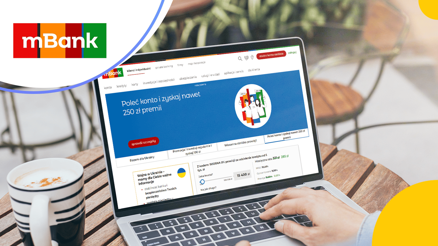 mBank – Przegląd i ocena oferty | Moneteo