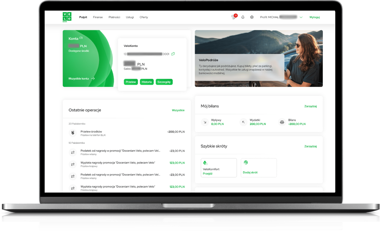 VeloKonto w VeloBanku: opłaty, recenzja i opinie (2025) | Moneteo