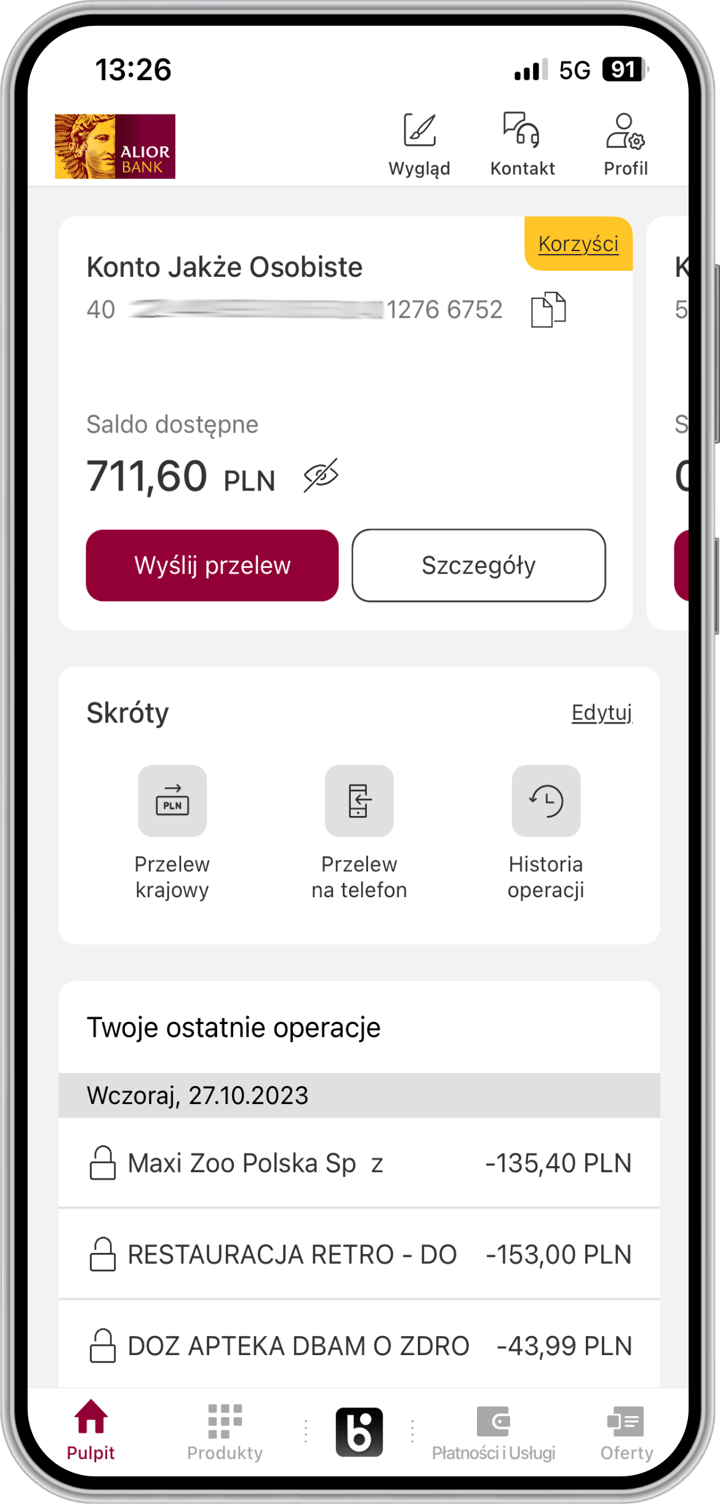 Konto Jakże Osobiste w Alior Banku +1040 zł Premii [Recenzja] | Moneteo